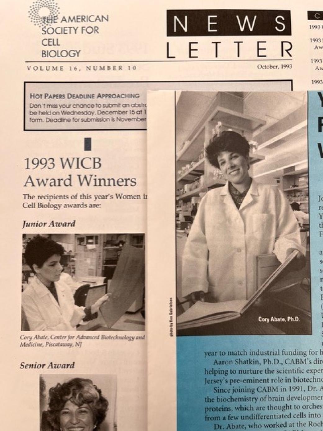 Cory Abate-Shen Wins Charlotte Friend Lectureship Award, Honoring ...